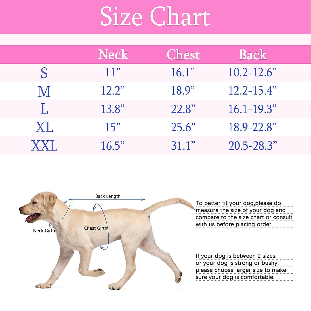 Dog Surgery Recovery Suit, Recovery Shirt for Male Female Dog Cats, Cone E-Collar Alternative Abdominal Wounds Spay Bandages Onesie, Anti-Licking Pet Surgical Recovery Snugly Suit,Pink Small