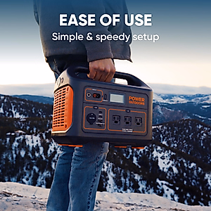 Jackery Solar Generator 1000, 1002Wh Capacity with 2xSolarSaga 100W Solar Panels, 3x1000W AC Outlets, Portable Power Station Ideal for Home Backup, Emergency, RV Outdoor Camping Black, Orange