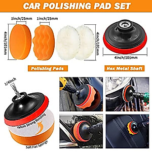 ALL4DETAIL 28Pcs Car Detailing Brush Set, Car Detailing Supplies, Car Cleaning Kit (Car Detailing Brushes,Drill Brush,Polishing Pads,Wheel Brush,Wash Mitt/Towel,Ceramic Coating Applicator,Suede Cloth)