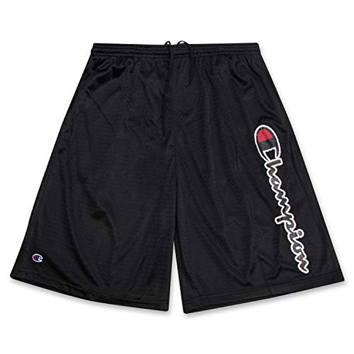 Big and Tall Mens Athletic Shorts for Men Mesh Shorts with Pockets Black 3X
