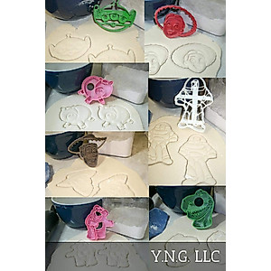 INSPIRED BY TOY STORY THEME CHARACTERS BUZZ WOODY JESSIE SET OF 7 COOKIE CUTTERS MADE IN USA PR1003