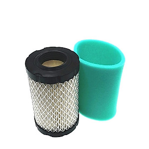 TENOMAL 3 Pack MIU14395 Air Filter With Pre Filter Replace John Deere GY21435 MIU13038 MIU13963 Fits D100 D105 D110 D130 Z225 Z235 Z255 X124 L105 L107 E100 E120 E130 Husqvarna YTA22V46 YTH24V48