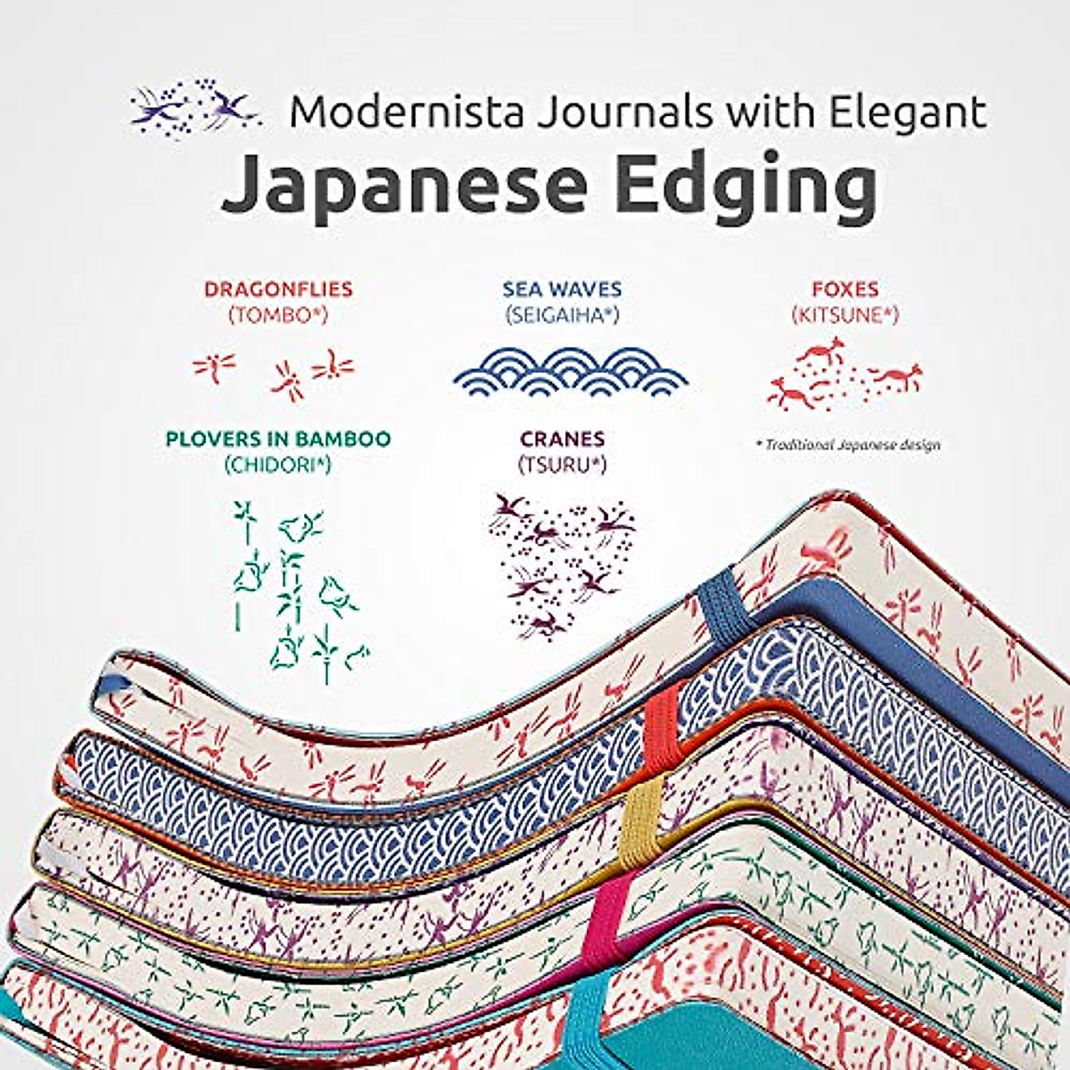 ZenART Faux Leather Dotted Journal - B5 Sized, 7 x 10-inch, Notebook with Vibrant Colors, Japanese Edge Motif - Lay Flat, with Grid for Journaling