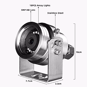 BFMore Mini 5.0MP POE Explosion Proof Camera Car Network P2P Outdoor Corrosion Protection Security H.265