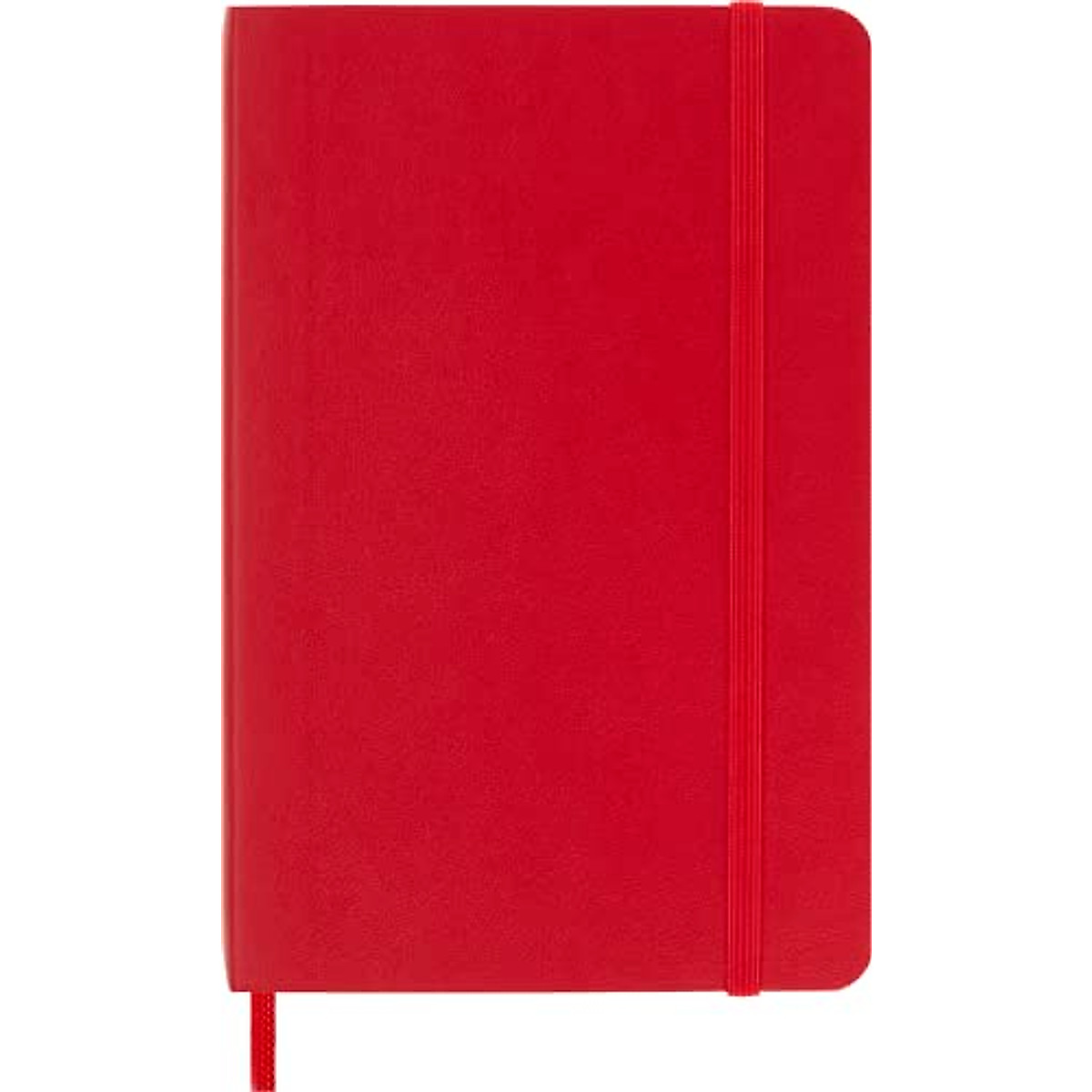 Moleskine Classic Notebook, Soft Cover, Pocket (3.5" x 5.5") Ruled/Lined, Scarlet Red, 192 Pages