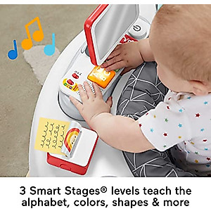 Fisher-Price Baby To Toddler Learning Toy 2-In-1 Like A Boss Activity Center And Play Table With Lights Music And Sounds