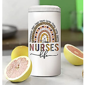 Nurse Gifts for Women, Gifts for Nurses Women - Nurse Accessories For Work - Nurse Gifts for Birthday, Nurses Week, Appreciation Week, Graduation - Nurse Present, Nurse Tumbler Can Cooler 16 Oz