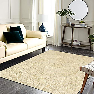 Mohawk Home Cream Francesca Area Rug, 5'x8'