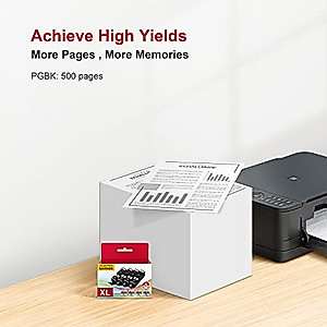 PGI-270XL 4-PGBK Value Pack Compatible Ink Cartridge Replacement for Canon PGI-270XL PGI-270 PGI 270 XL to Use with MG6821 MG6822 MG5720 MG7720 TS9020 TS8020 TS6020 TS5020(4 Large Black)