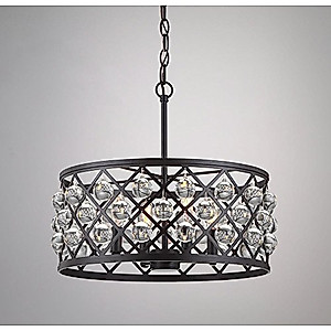 Home Decorators Collection Lattice 4-Light Antique Bronze Pendant