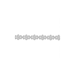 Fifth and Fine 1.00 Carat tw Natural Diamond Tennis Bracelet in 925 Sterling Silver