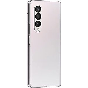 Samsung Galaxy Z Fold3 Fold 3 5G T-Mobile Locked Android Cell Phone US Version Smartphone Tablet 2-in-1 Foldable Dual Screen Under Display Camera - (Renewed) (256GB, Phantom Silver)