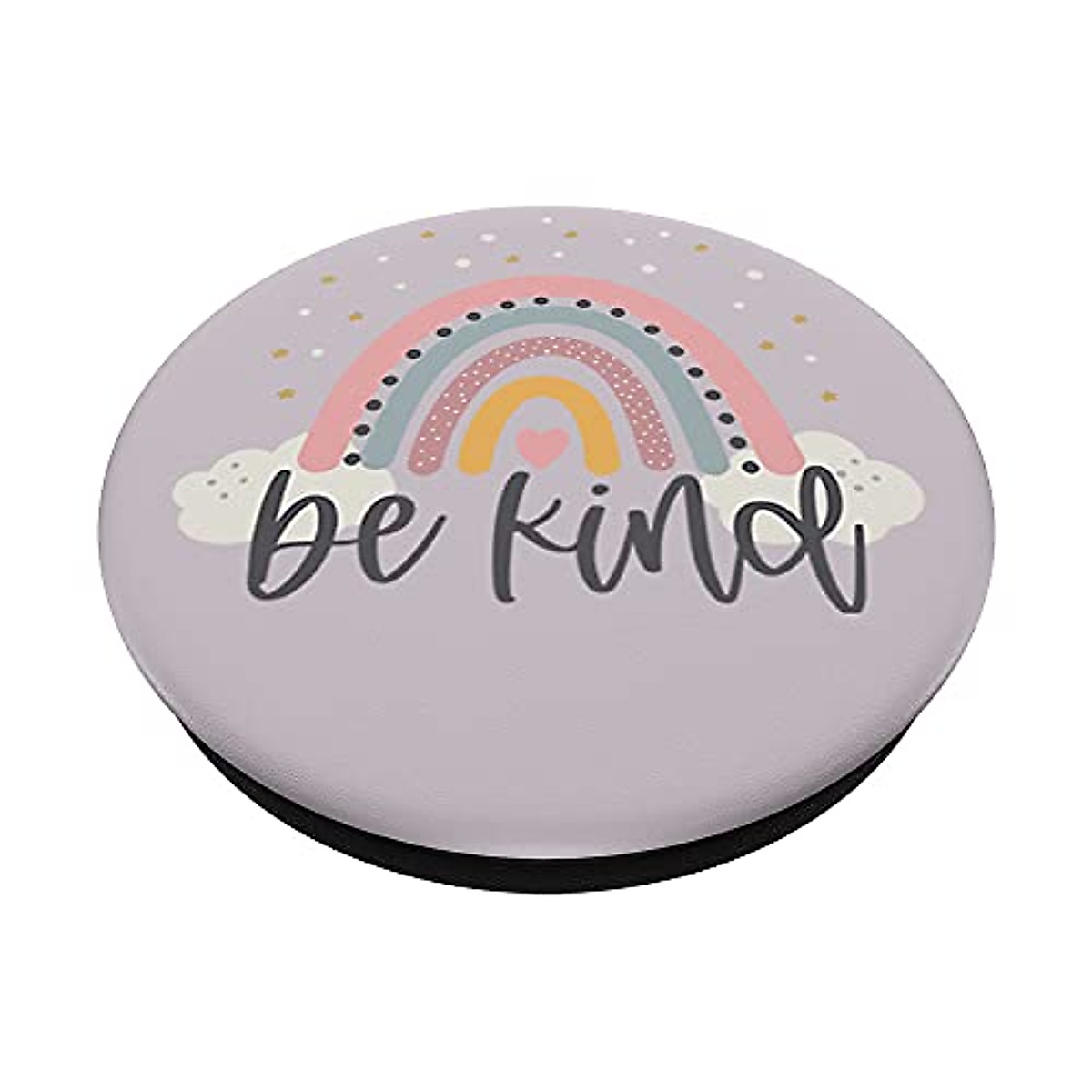 Be Kind - Cute Rainbow Positive Quotes Inspirational Saying PopSockets Swappable PopGrip