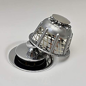 Tubbrella the Most Innovative Bathtub Drain Strainer/Hair Catcher (silver)