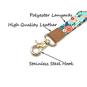DIKHV® - Wrist Lanyards - Cool Key Chain Holder Keychain with Wristlet Strap Lanyard (R)