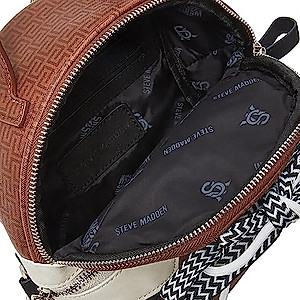 Steve Madden Roaring Mini Backpack, Brown Multi