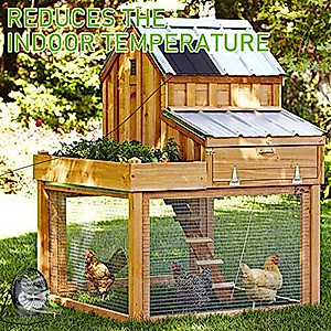 Solar Panel Fan Kit, 5W USB Mini Solar Panel Portable Cooling Fan Great for Chicken Coop, Greenhouse, Dog House, Shed, Car Window Exhaust,DIY Cooling Ventilation Project