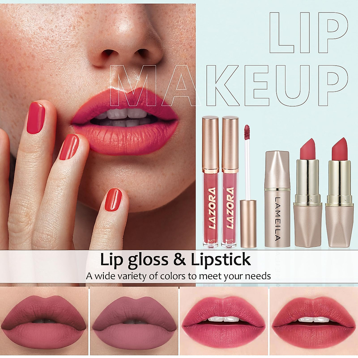 All in One Makeup Kit for Women Full Kit Includes Palette Foundation & Face Primer, Makeup Brush Makeup Sponge, Eyebrow Soap, Winged Eyeliner Stamp 20 Colors Eyeshadow Gift Set for Women, Girls & Teen