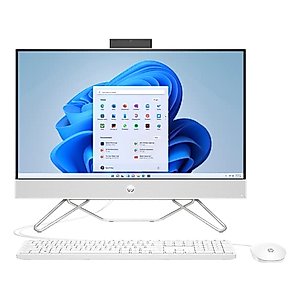 HP 24-cb1217c All-in-One Computer - AMD Ryzen 3 5425U Quad-core - 2.70 GHz - 8 GB RAM - 1 TB HDD - 256 GB SSD - 23.8" Full HD 1920 x 1080 Touchscreen Display (Renewed)
