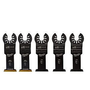 MILWAUKEE Universal Fit Open-LOK 5-Piece Oscillating Multi-Tool Set (49-25-1135)