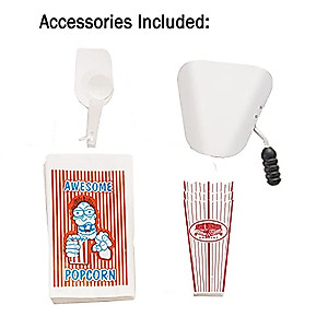 Great Northern Popcorn Red 6 oz. Ounce Foundation Old-Fashioned Movie Theater Style Popcorn Popper