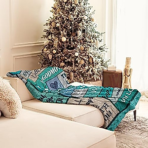 Nuritus Godson Gifts from Godmother, to My Godson Gifts, Valentines Day Godson Gifts, Birthday Gift for Godson, Best Gifts for Godson Ever, Unique Godson Birthday Ideas Blanket 50"x60"