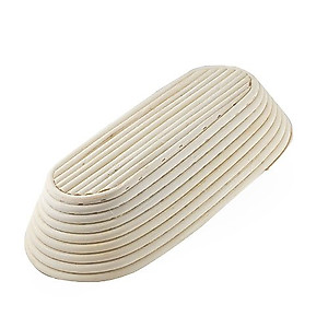 The Lucky Clover Trading Artisan Collection Long Proofing Basket, Natural