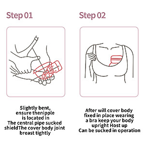 TOVVILD Wearable Breast Pump Hands Free - Electric Portable Wireless Breast Pumps, 3 Modes & 9 Levels Breastfeeding Milk Pump, Adjustable Painless Strong Suction Memory Function - 24 mm Flange