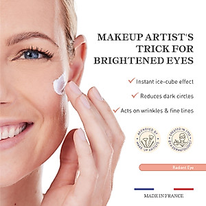 Embryolisse Radiant Eye Stick. Under Eye Makeup Primer to Refresh and Reduce Dark Circles and Puffiness. Fragrance-Free, 0.15 Oz