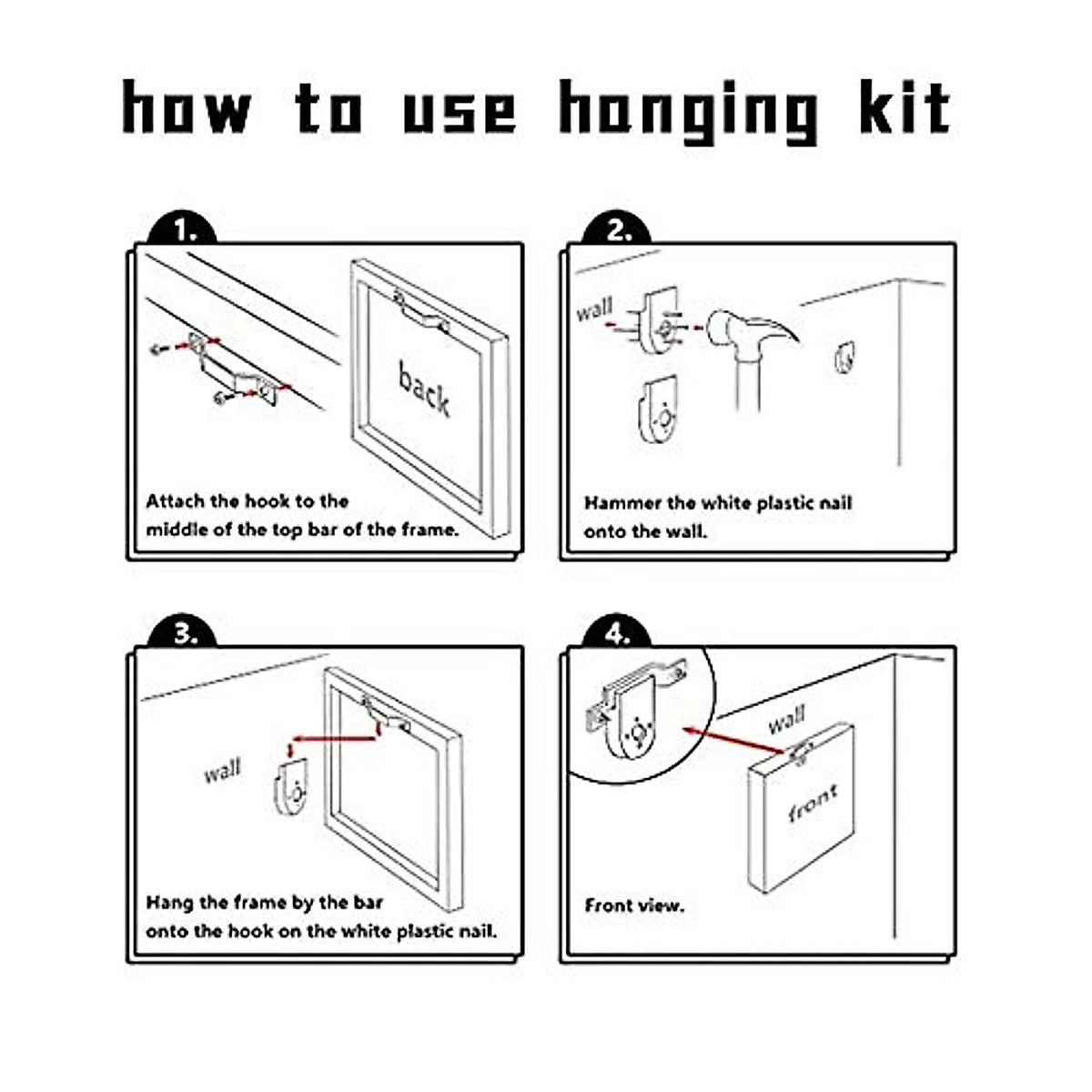 Canvas Wall Art Print Bathroom Wall Art Decor-Happy Elephant with Sunflower in Bathtub Black White Illustration Artwork Canvas Prints Stretched & Framed Ready to Hang Home Decor Wall Decor (12''x12'')