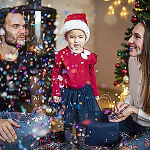 [6 Pack] 12 Inch Confetti Cannon Party Poppers Party Supplies, Air Powered | Launches 20-25ft | Celebrations, Graduation ceremony, Birthdays,Easter and Weddings