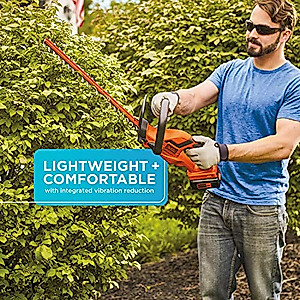 BLACK+DECKER 40V MAX* Lithium-Ion 22-Inch Cordless Hedge Trimmer (LHT2240)