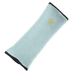 Premium Super Soft Seatbelt Covers for Kids, Adjuster, Headrest Hooks Bundle! Car Seat Strap Head Neck Support, Belt Cushion Kids and Adults Blue One Size