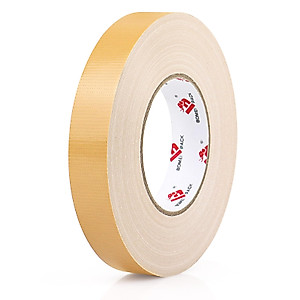 BOMEI PACK Colored Duct Tape,Small Roll,1 inch x 60 Yards,Heavy Duty Waterproof Duct Tape,No Residue,Tear by Hand,9 Mil Industrial Grade StrongTape for Repair,Crafts & Home Improvement (Tan)