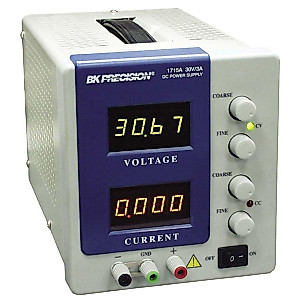 B&K Precision 1715A Single Output DC Power Supply, 4 Digit LED Display, 0-60 V Output Voltage, 0-2 A Output Current