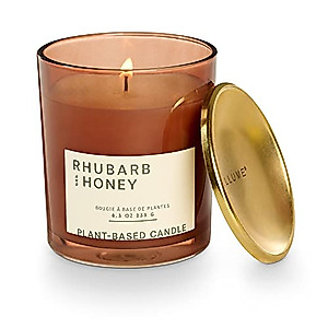 ILLUME Verde Lidded Jar Candle, Rhubarb & Honey