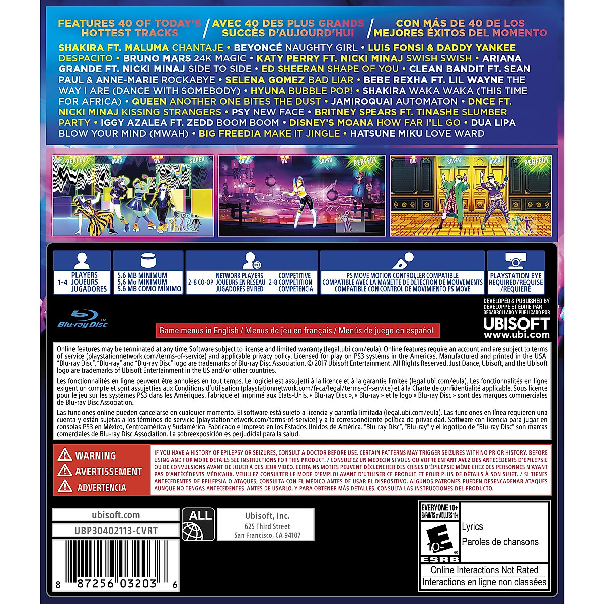 Just Dance 2018 - PlayStation 3