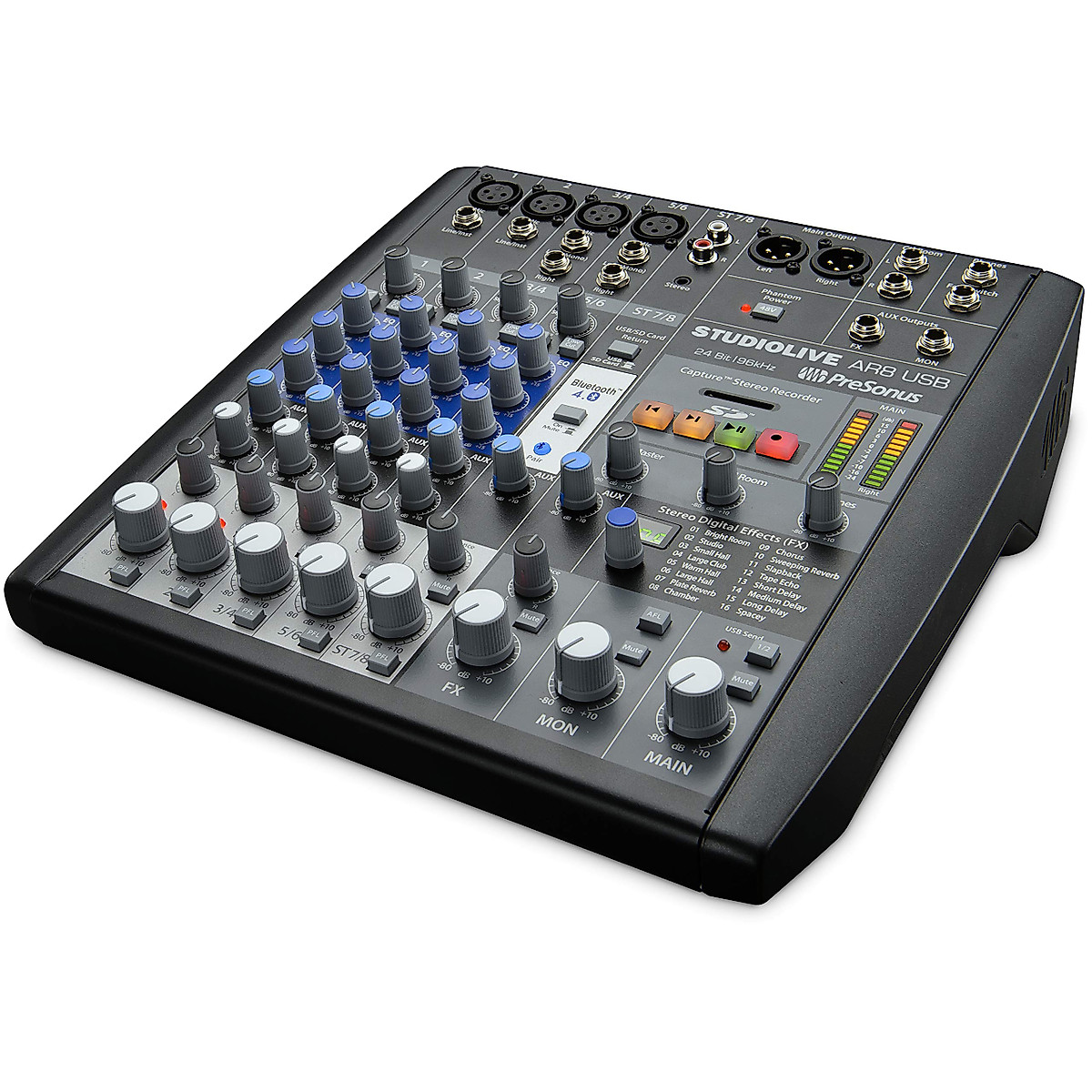 PreSonus StudioLive AR8 USB 8-Channel hybrid Performance and Recording Mixer