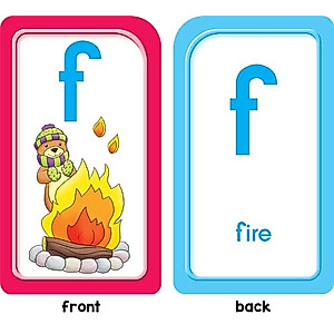 School Zone - Alphabet Match Flash Cards - Ages 4 and Up, Preschool to Kindergarten, ABC's, Letters, Matching, Beginning Sounds, Letter-Picture Recognition, and More