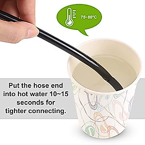 Irrigation Fittings Kit for 1/4" Tubing 140 Piece Set -50 Elbows, 50 Couplings,30 Tees, 10 End Plugs - Barbed Connectors for Drip or Sprinkler Systems…