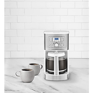 Cuisinart Brew Central Digital Display 14-Cup Self-cleaning Programmable Coffee Maker White (Renewed)