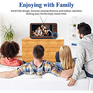 Cell Phone Screen Magnifier for All Smartphones, Screen Magnifier for Cell Phone HD 3D 12 inch Screen Magnifier for Smartphone Foldable for Comfortable Viewing Movies Videos