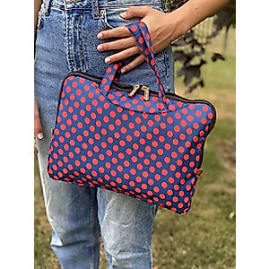 Yumbox Poche - Insulated Sleeve Lunch Box with Handles and Exterior Pockets (Zesty Dots)