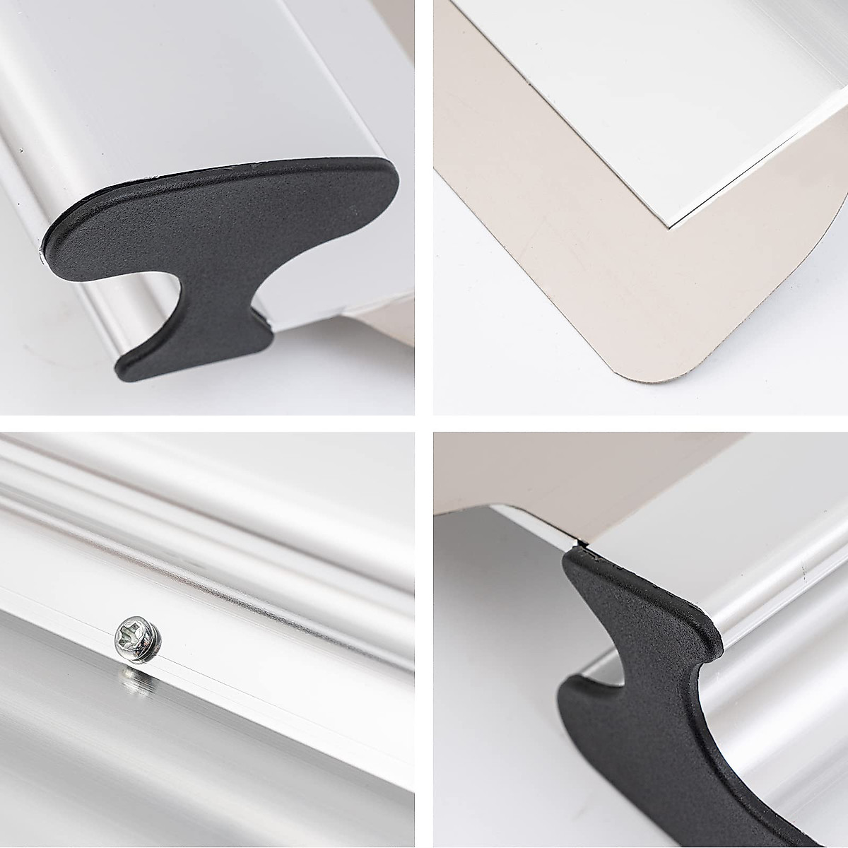 BXGTECH Skimming Blade 40" Blades with 0.5mm & 0.35mm blades 301 Stainless Steel Blade Extruded Aluminum Construction Drywall Tools High-Impact End Caps Sheetrock Gyprock Wall-Board Plasterboard