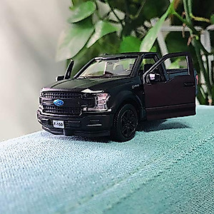 TGRCM-CZ 1/36 Scale F150 Pickup Truck Casting Car Model, Zinc Alloy Toy Car for Kids, Pull Back Vehicles Toy Car for Toddlers Kids Boys Girls (Black)