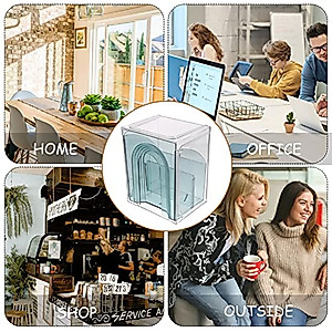 Plastic Tea Bag Organizer Clear Tea Bag Holder for Kitchen Pantry Cabinets Countertops Sugar Packet Coffee Condiment Spices Pouches Blue