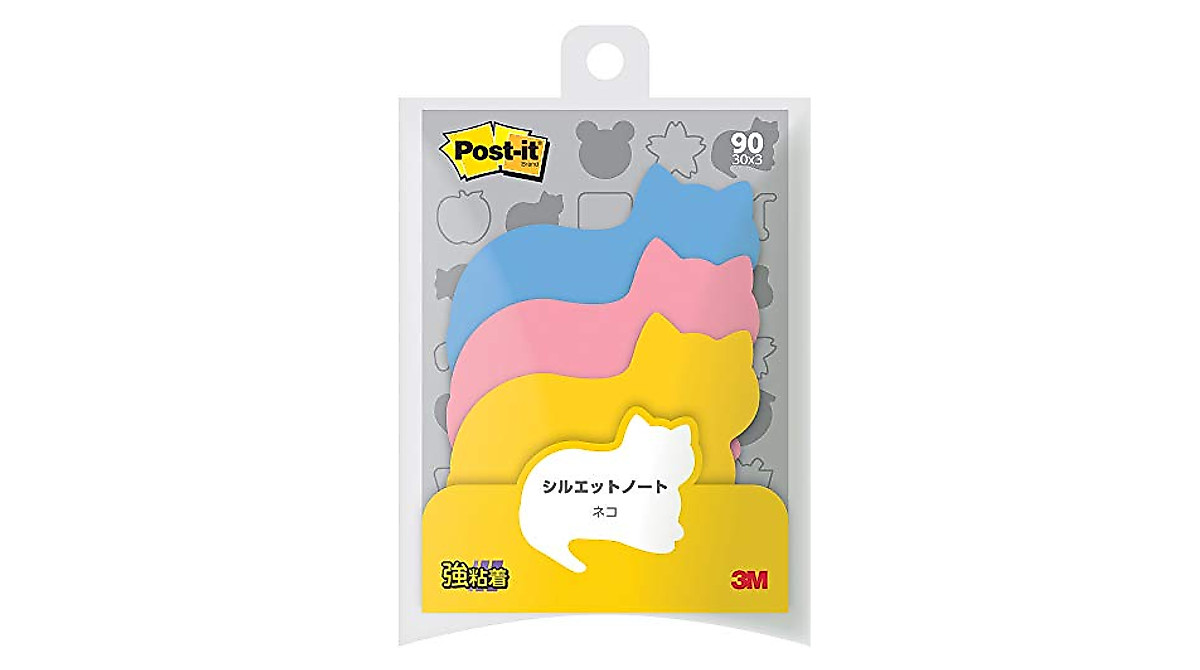 Post-it Cat Sticky Notes - Strong Adhesive & Vibrant Colors