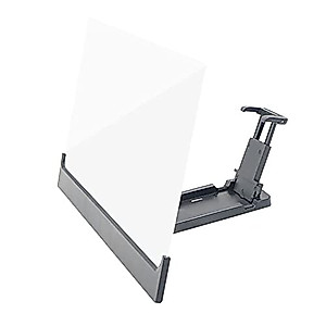 YFQHDD Phone Holder 12 Inch 3D Screen Amplifier Mobile Phone Magnifier Protable Movies Phone Stand for Video Enlarged Eyes Holder