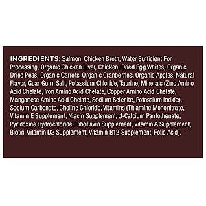 Castor & Pollux Pristine Grain Free Wild-Caught Salmon Recipe Morsels in Gravy Cat Food Pouches, (24) 3oz cans