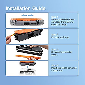 GPC Image Flex Compatible 17A Toner Cartridge Replacement for HP 17A CF217A Toner Cartridge 2 Black Compatible with Laserjet Pro M102w M130nw M130fw M130fn M102a M130a Pro MFP M130 M102 Printer